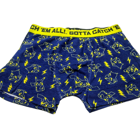 Pack 2 Boxers Pikachu Pokemon