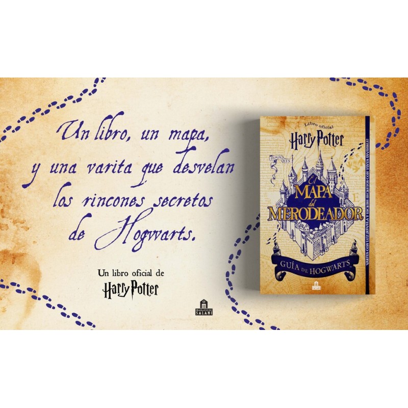 Harry Potter Mapa Merodeador Hogwarts