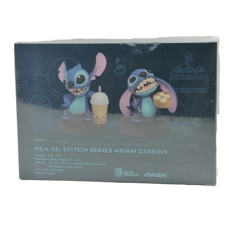 Pack 2 Figuras Stitch 10 cm Asian Cuisine Lilo & Stitch Disney