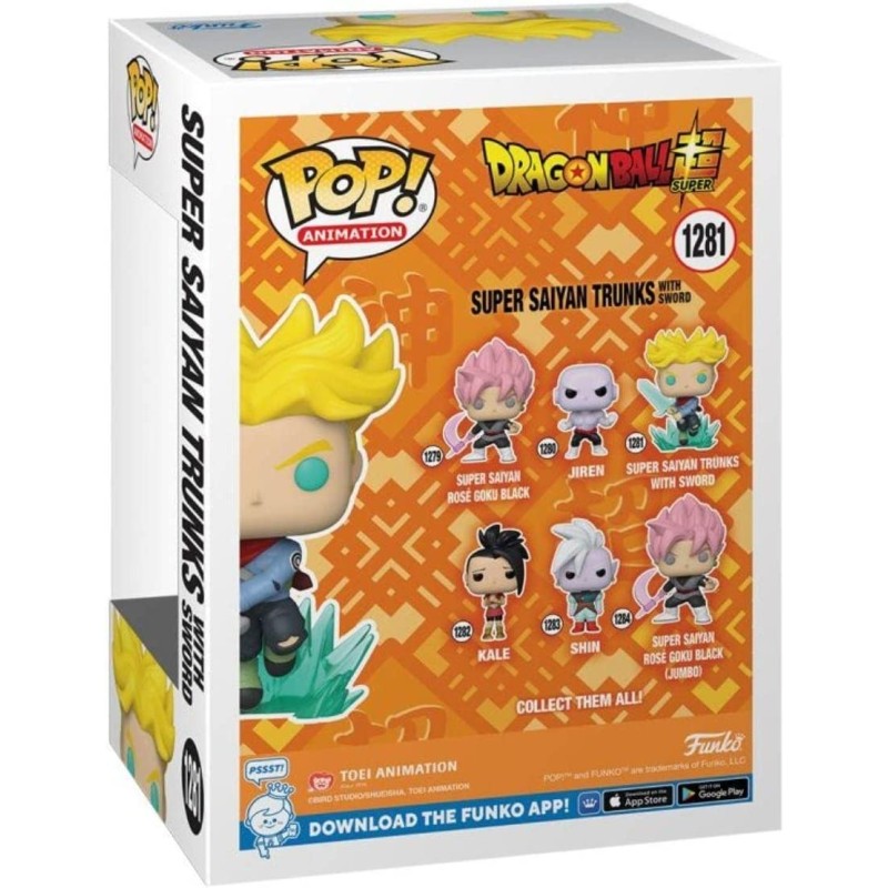 Figura POP Super Saiyan Trunks con Espada Dragon Ball Super